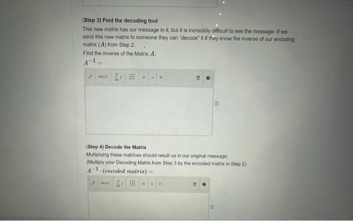Solved Coded messages have been used for centuries. Breaking | Chegg.com