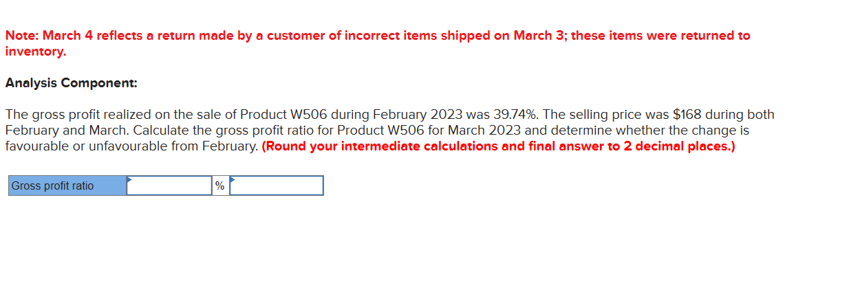 Solved red:Olowing incomplete inventory sheet regarding | Chegg.com