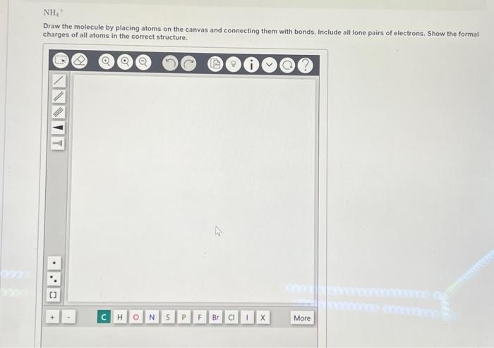 Solved AlH4 Draw the molecule by placing atoms on the canvas | Chegg.com