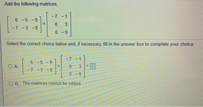 Solved Find the size of the matrix. Determine if it is a | Chegg.com