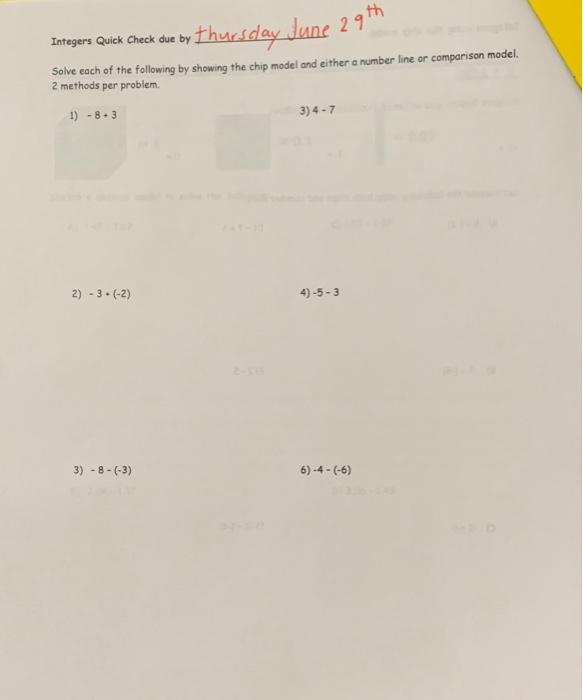 Solved Solve each of the following by showing the chip model | Chegg.com