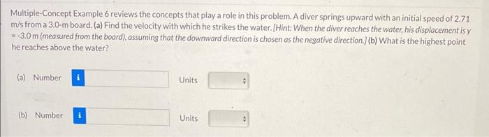 Solved Multiple-Concept Example 6 reviews the concepts that | Chegg.com