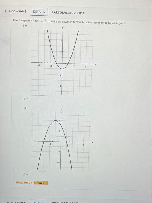 Solved 5. [-12 Points] DETAILS LARCOLALG10 2.5.011. Use the | Chegg.com