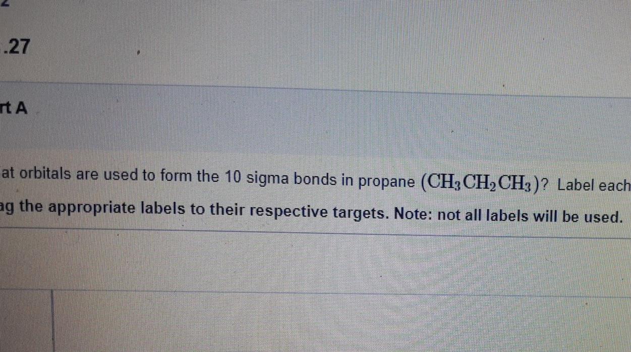 Solved 1.27 ΠΑ at orbitals are used to form the 10 sigma | Chegg.com