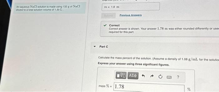 Solved Part C Please