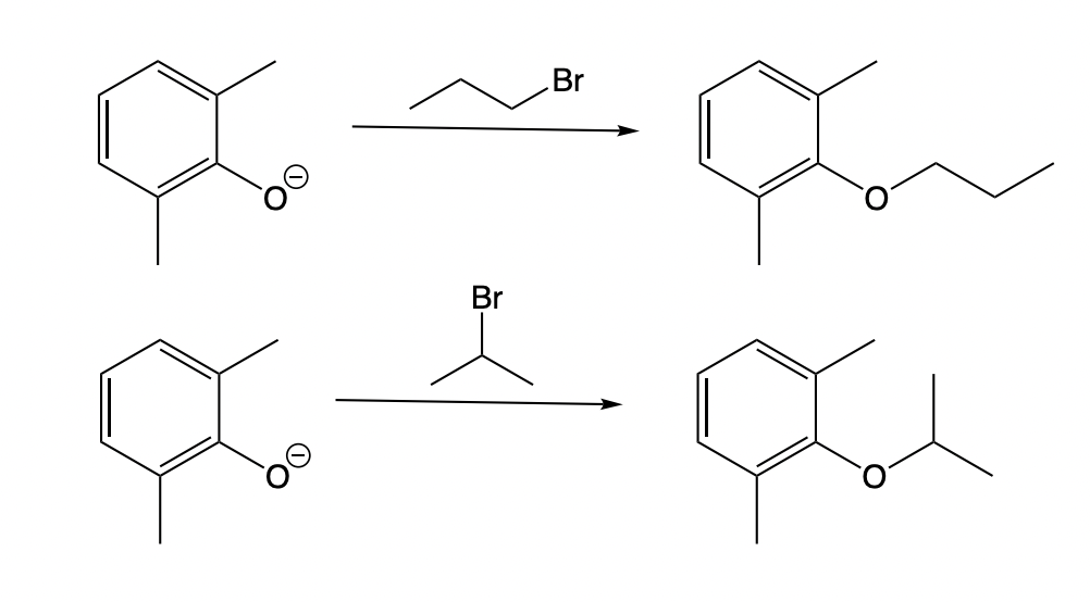 Draw the detailed SN2 ﻿reaction mechanism for both | Chegg.com