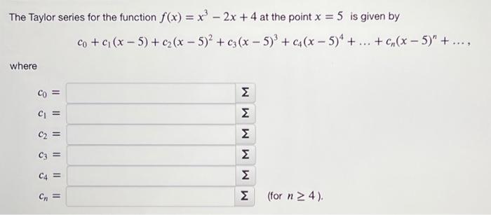 Solved Find the 3rd degree Taylor polynomial generated by | Chegg.com