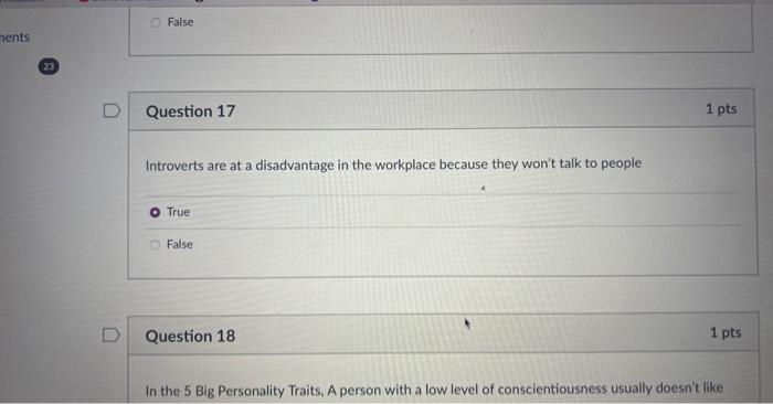 Solved introverts are at a disadvantage in the workplace | Chegg.com
