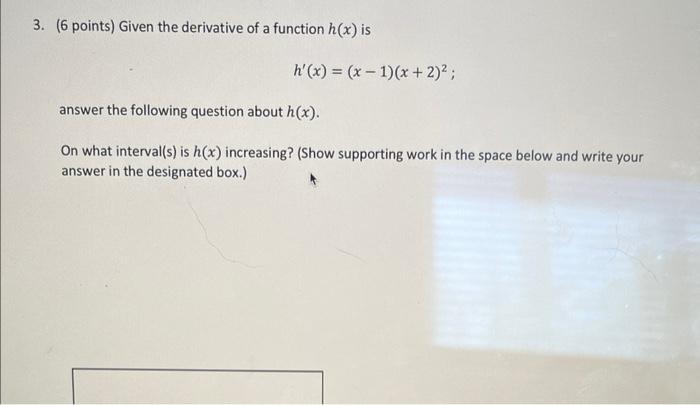 Solved 2. (6 points) On the axis below, sketch the graph of | Chegg.com