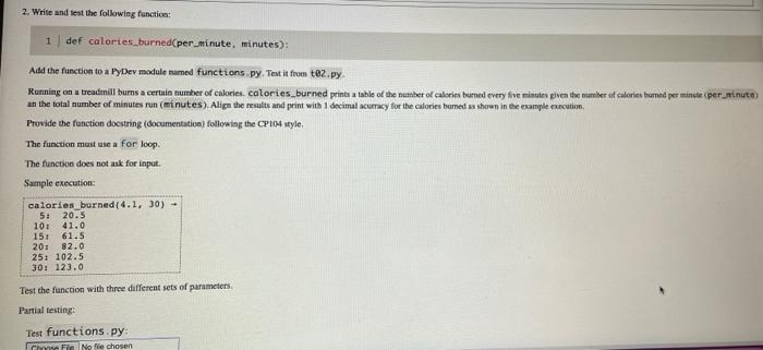 Solved pleas make sure you provide the function docstring | Chegg.com