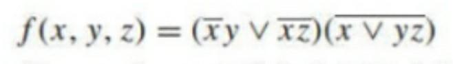 Solved For The Following Function Find The Conjunctive And 