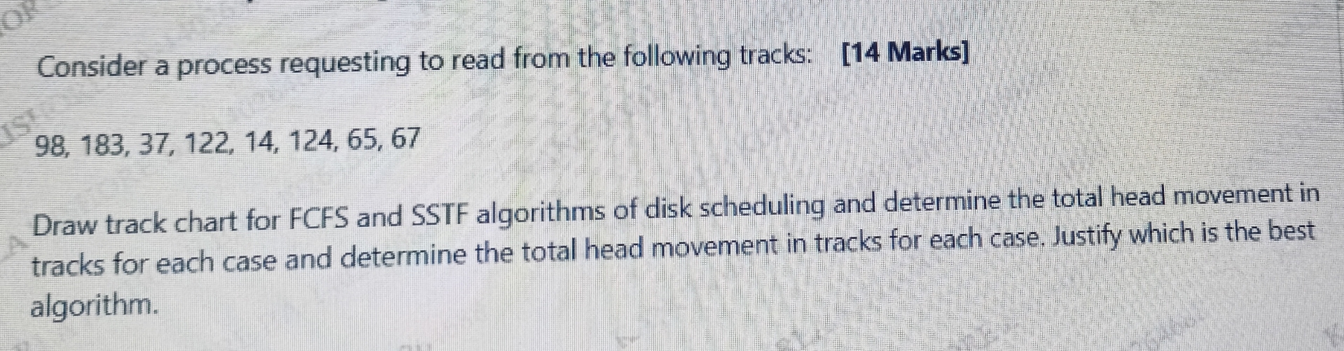 Solved by an EXPERT Consider a process requesting to read from the | Chegg.com