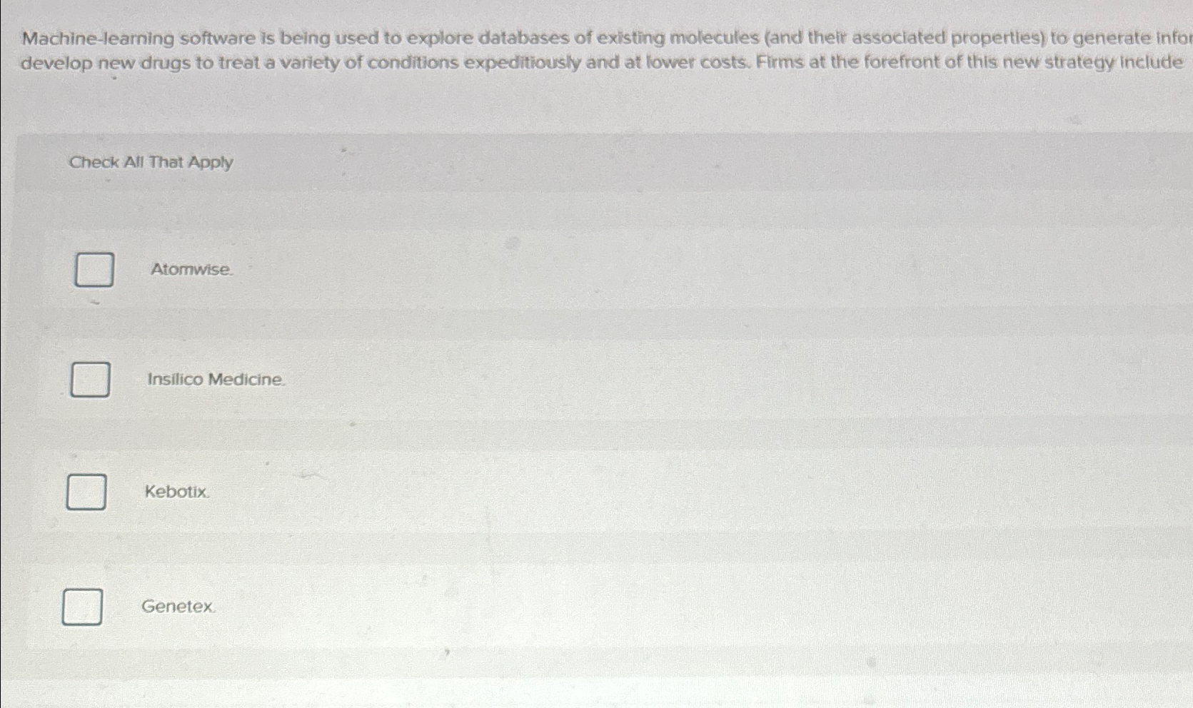 Solved Machine-learning software is being used to explore | Chegg.com