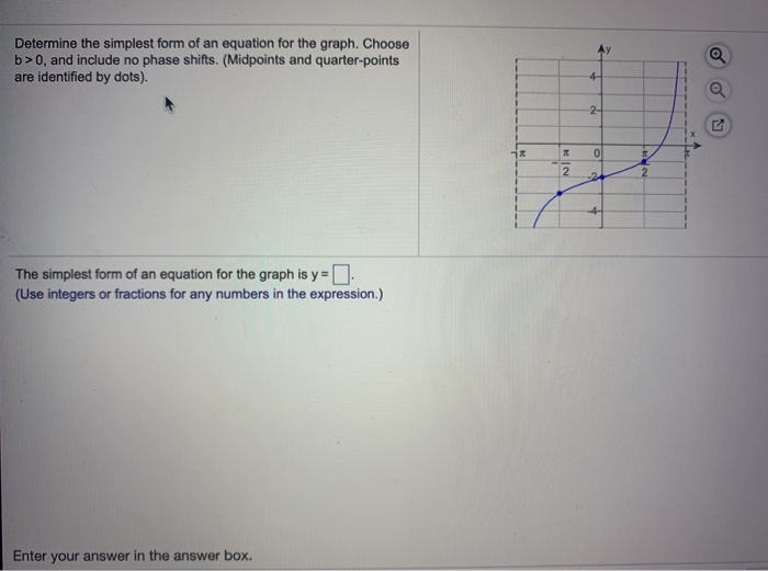 Solved Determine the simplest form of an equation for the | Chegg.com