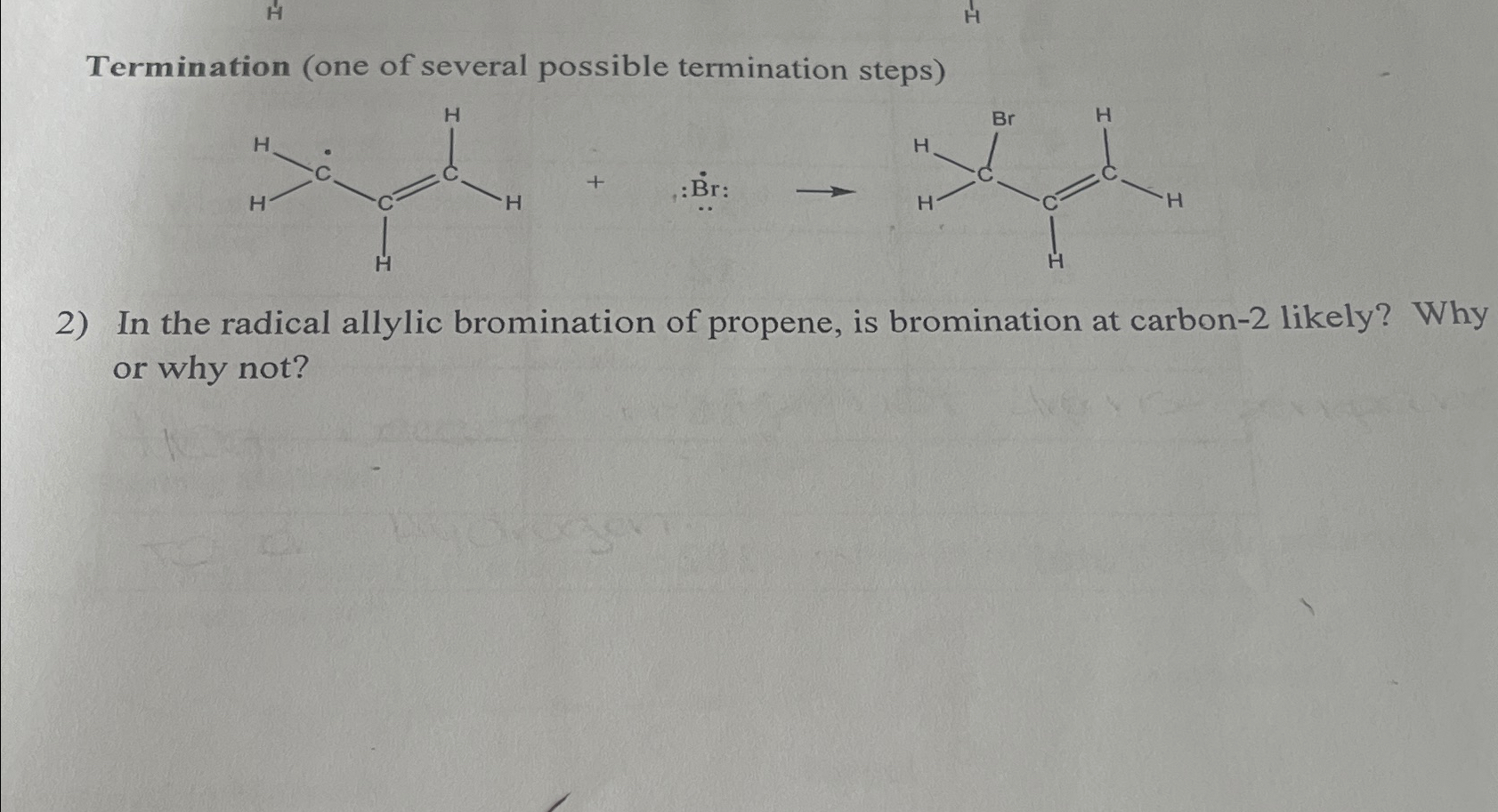 Solved Termination (one of several possible termination | Chegg.com