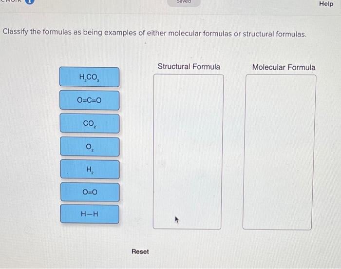 Solved Soved Help Classify the formulas as being examples of | Chegg.com