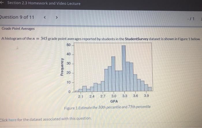 e Section 2.3 Homework and Video Lecture Question 9 | Chegg.com