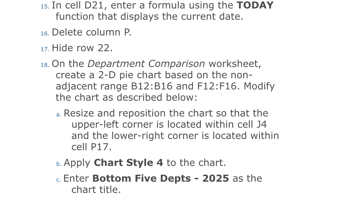 Solved Help me figure out how to answer this Excel | Chegg.com