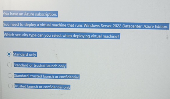 Solved You have an Azure subscription.Vou need to deploy a | Chegg.com