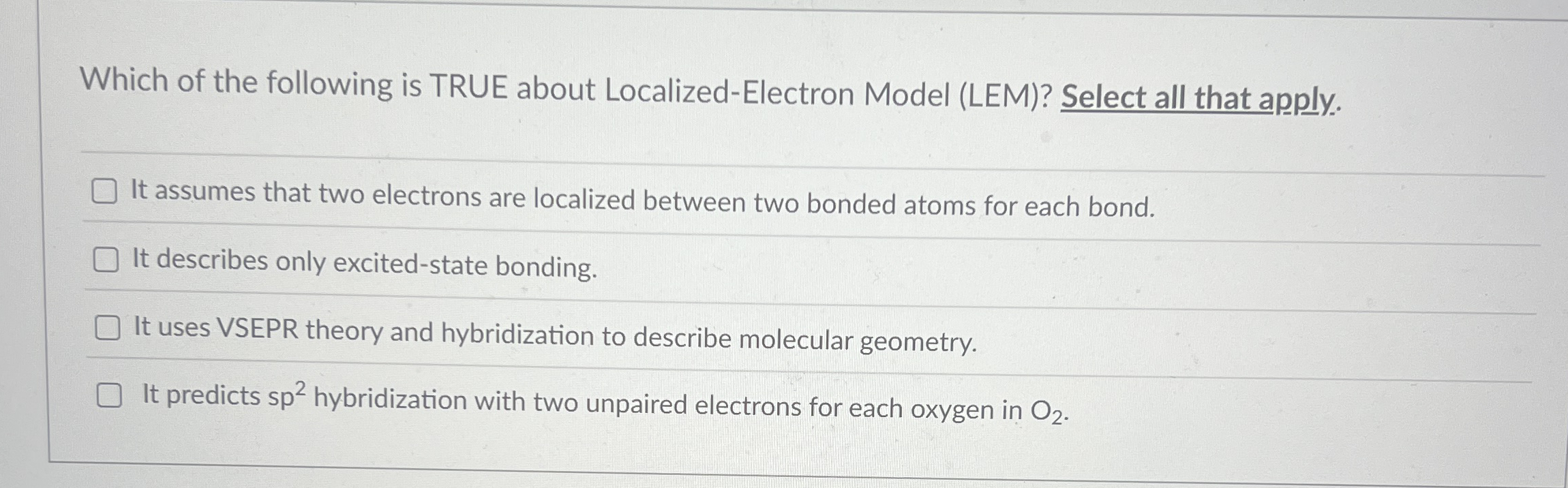 High Quality SOLUTION Which of the following is TRUE about | Chegg.com