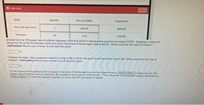 a) Note that the CP-besed rate of infiotion between | Chegg.com