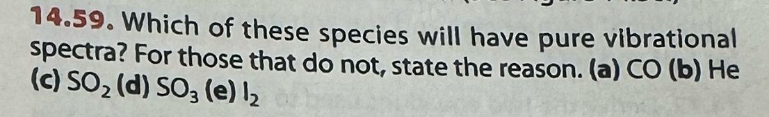 14.59. ﻿Which of these species will have pure | Chegg.com