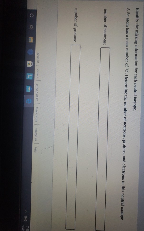 Solved Identify the missing information for each neutral | Chegg.com