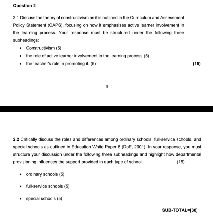 Solved Question 22.1 ﻿Discuss the theory of constructivism | Chegg.com