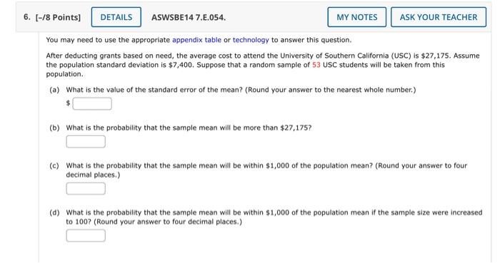 Solved You may need to use the appropriate appendix table or | Chegg.com