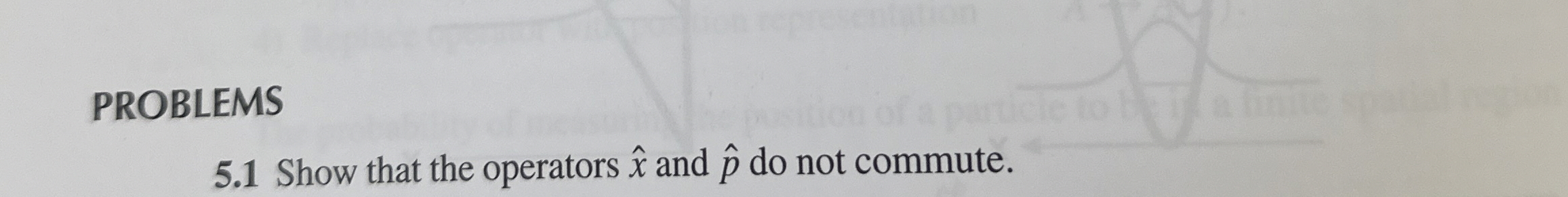 Solved PROBLEMS5.1 ﻿Show that the operators hat(x) ﻿and | Chegg.com