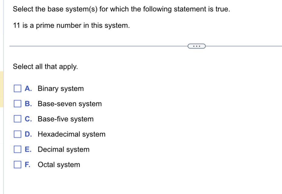 Solved Why is the actor and hexadecimal systems convenient | Chegg.com
