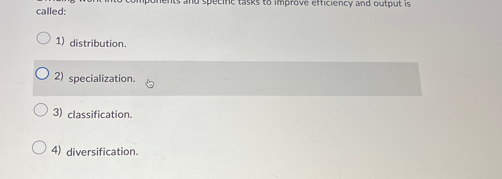 Solved called:distribution.specialization.classification.div | Chegg.com