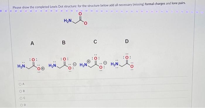Solved Please show the completed Lewis Dot structure: for | Chegg.com
