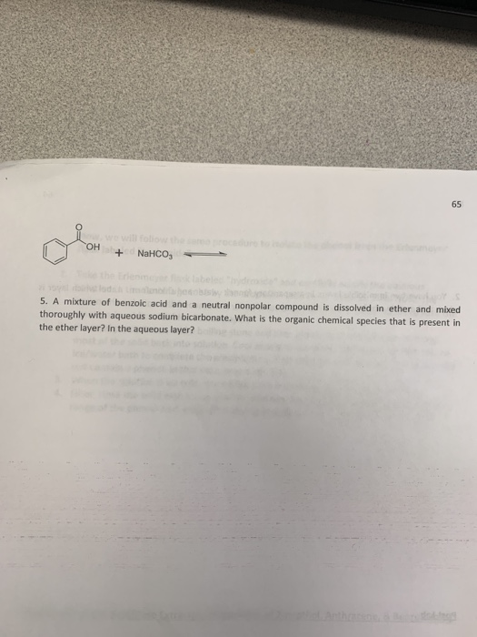 Solved Post-Lab 3. You vigourously shake a separatory | Chegg.com