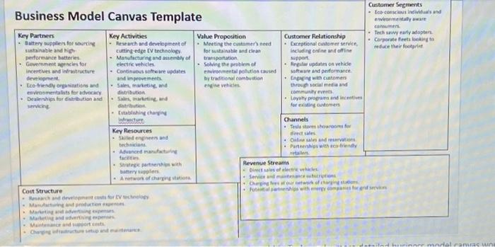Solved Overview The company is Teslatus, and will focus on | Chegg.com