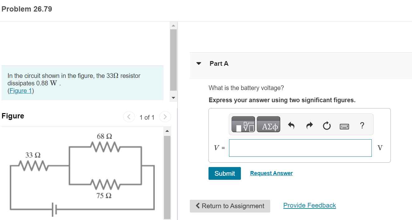 Solved Problem 26.79Part AIn the circuit shown in the | Chegg.com