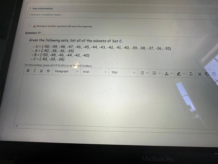 Given the following sets, list all of the subsets of | Chegg.com