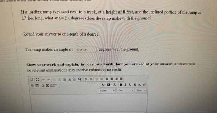 Solved If a loading ramp is placed next to a truck, at a | Chegg.com