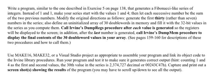 Solved ⋆⋆ 5. Fibonacci Numbers Write a program that uses a | Chegg.com