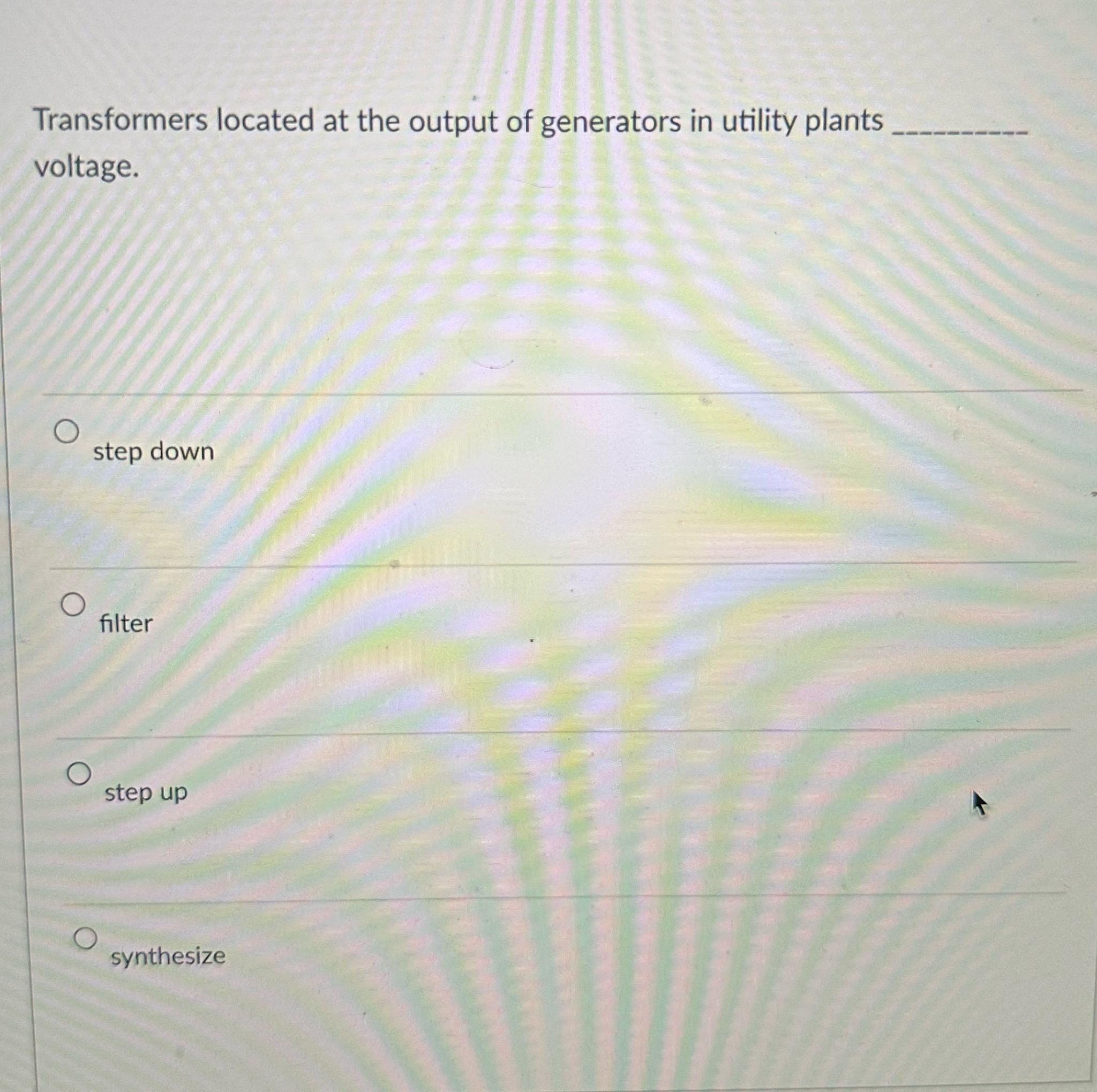 Solved Transformers located at the output of generators in | Chegg.com