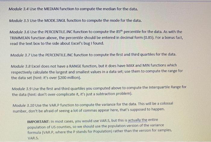 Module 3 The worksheet "Module 3 " contains Tax Data | Chegg.com