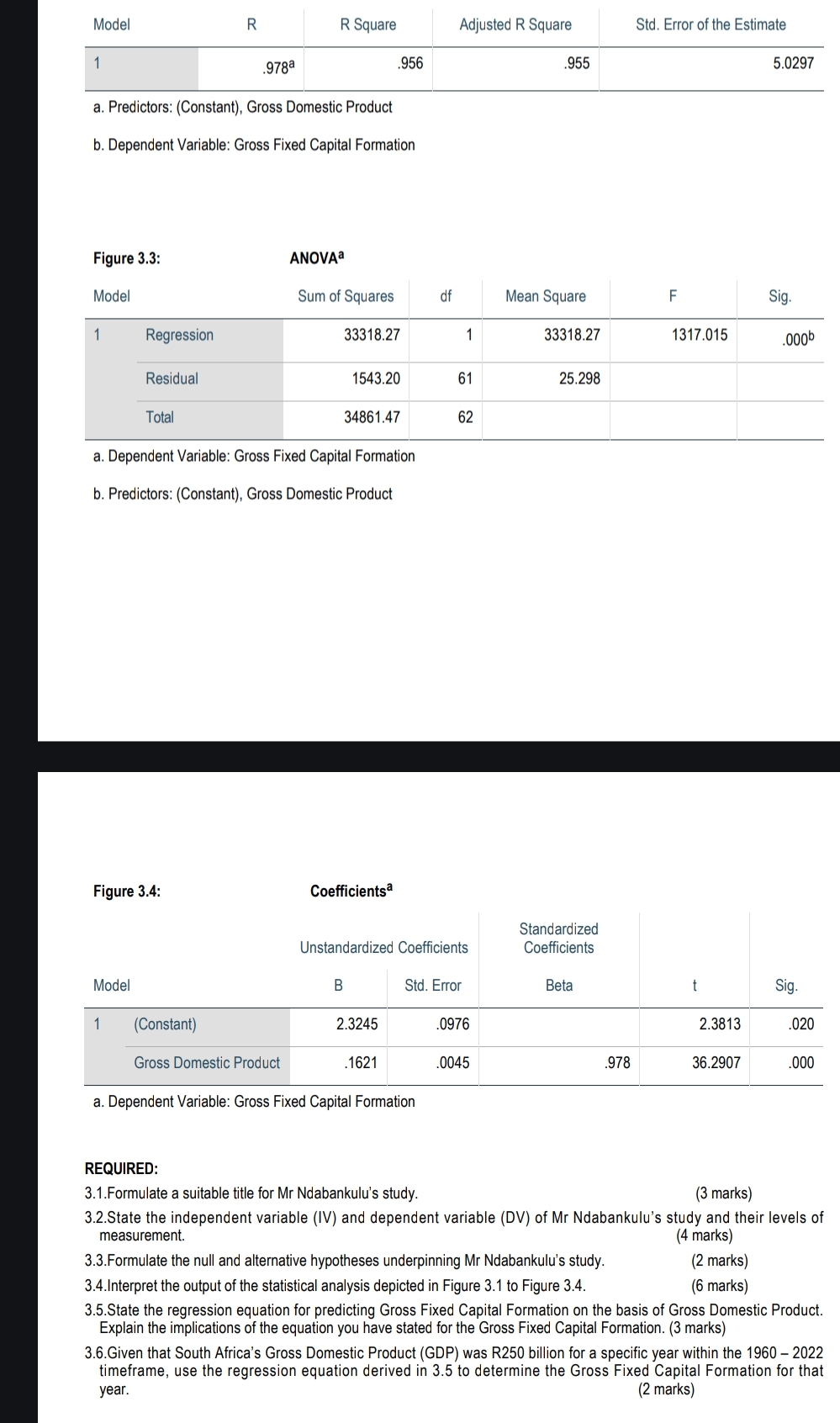 Solved SECTION B[60 ﻿MARKS]Answer any THREE (3) ﻿questions | Chegg.com