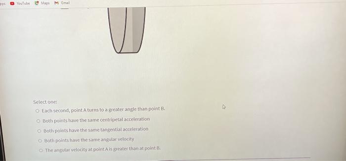 Solved Two points are located on a rigid wheel that is | Chegg.com