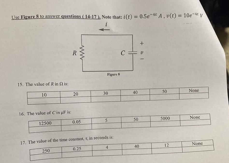Solved Use Figure 8 to answer questions (14−17), Note that: | Chegg.com