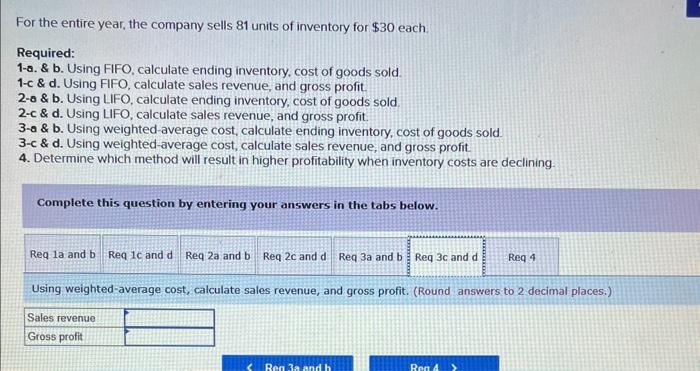 Solved Exercise 6-5 (Static) Calculate inventory amounts | Chegg.com