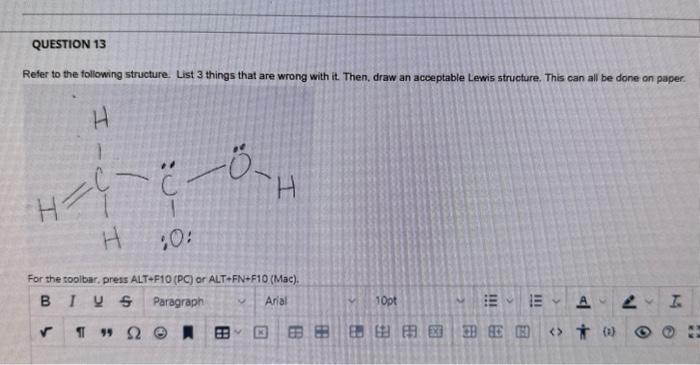 Solved Refer to the following structure. List 3 things that | Chegg.com