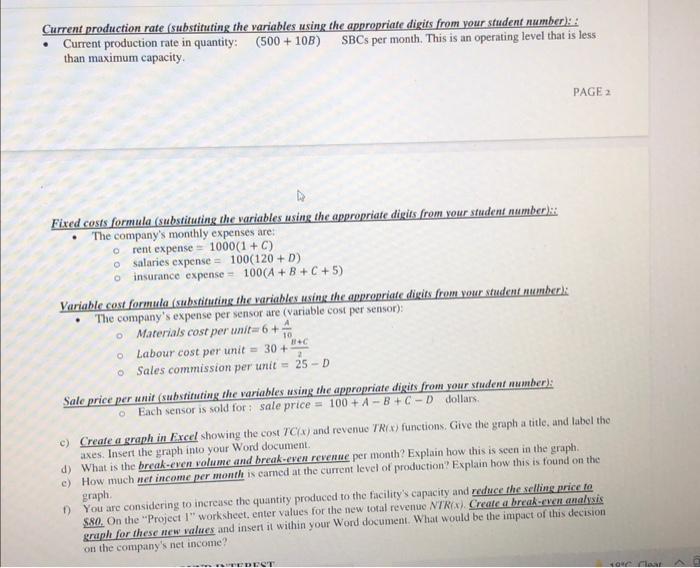 Solved Using Your Student Number for All Parts 1 to 3 Within | Chegg.com