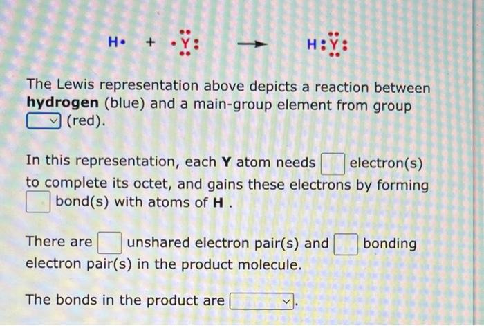 Solved The Lewis representation above depicts a reaction | Chegg.com