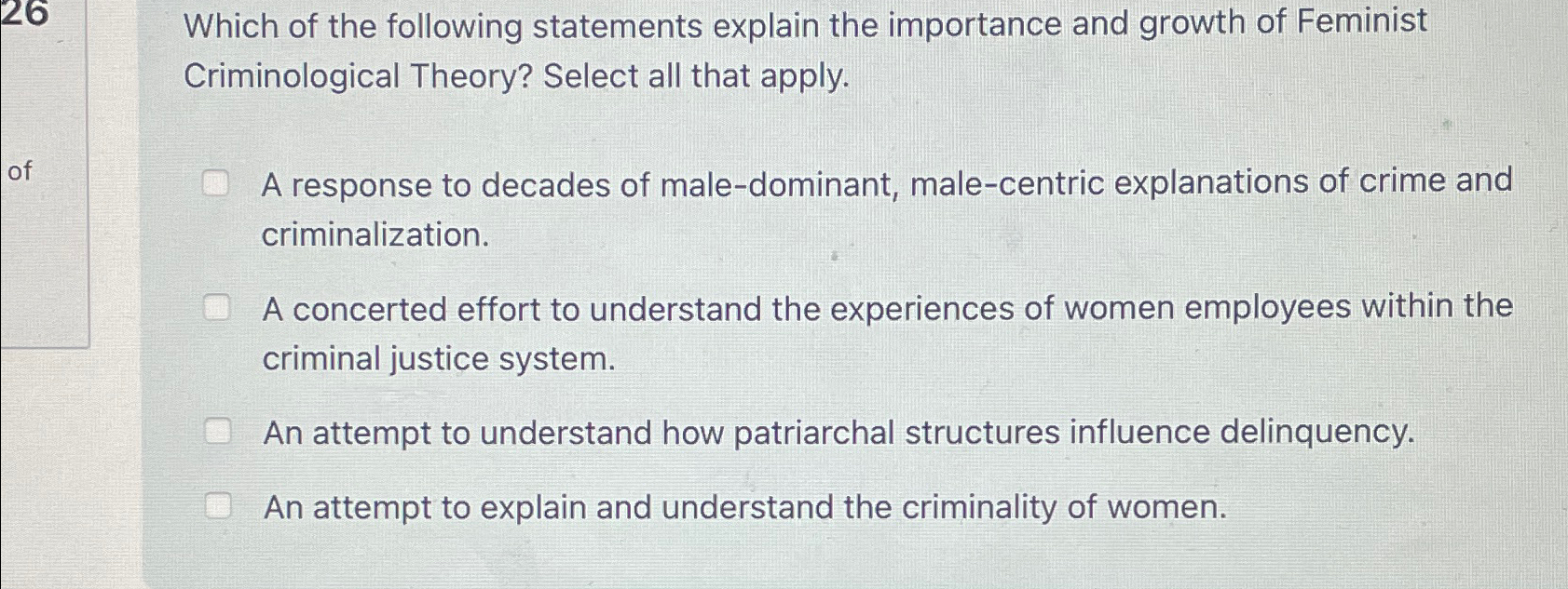 Solved Which of the following statements explain the | Chegg.com