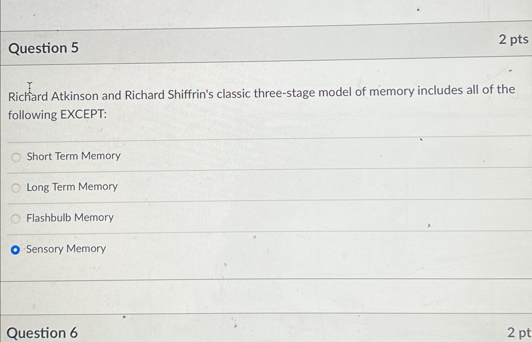 Solved Question 52 ﻿ptsRichard Atkinson and Richard | Chegg.com